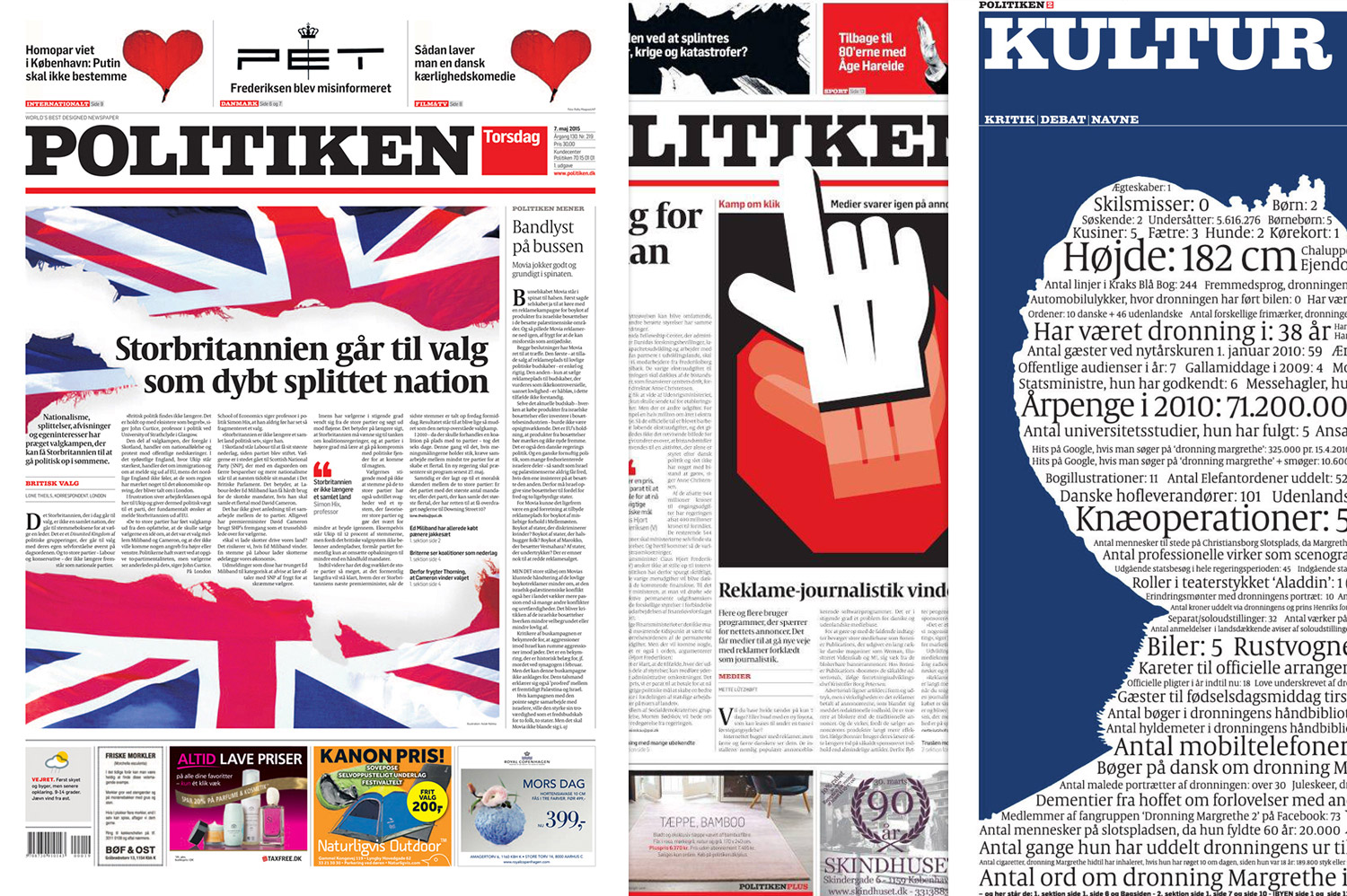 Diez periódicos con un gran diseño | Rayitas Azules | Diseño Editorial ...