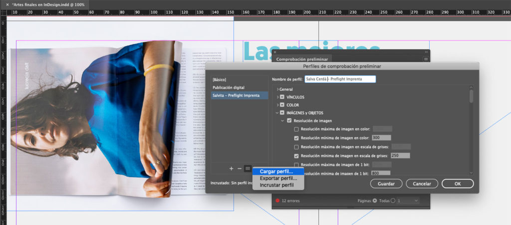 Arte final en InDesign (3): preimpresión avanzada en InDesign | Rayitas ...