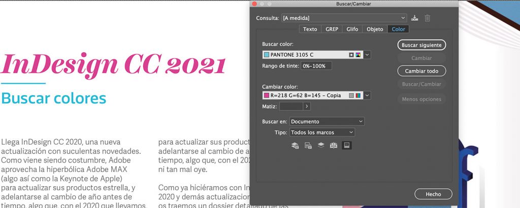 INDESIGN CC 2021. ¡NOVEDADES! | Rayitas Azules | Diseño Editorial y ...
